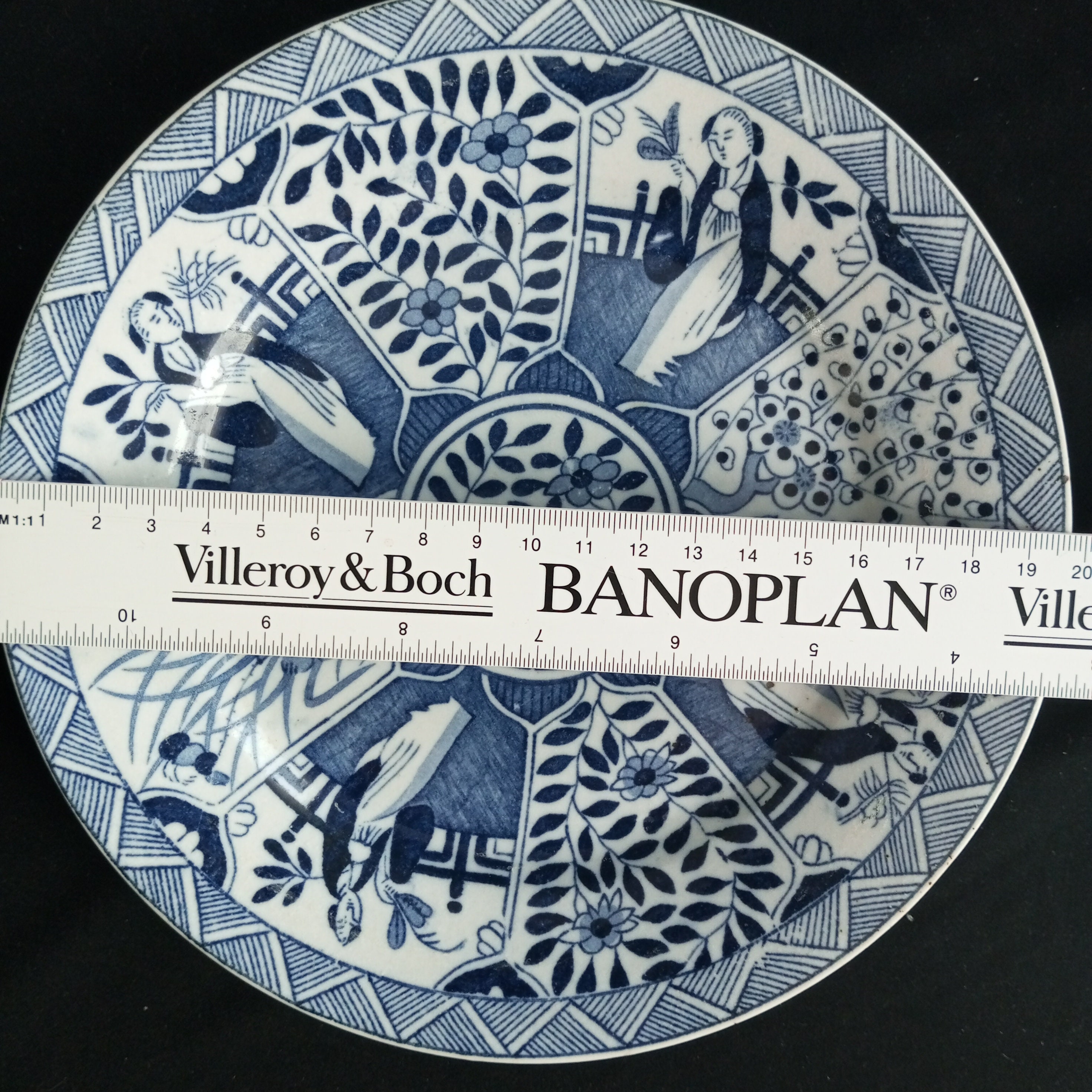 Set 6 Plate/antique Dutch Blue and White Long Eliza - Etsy