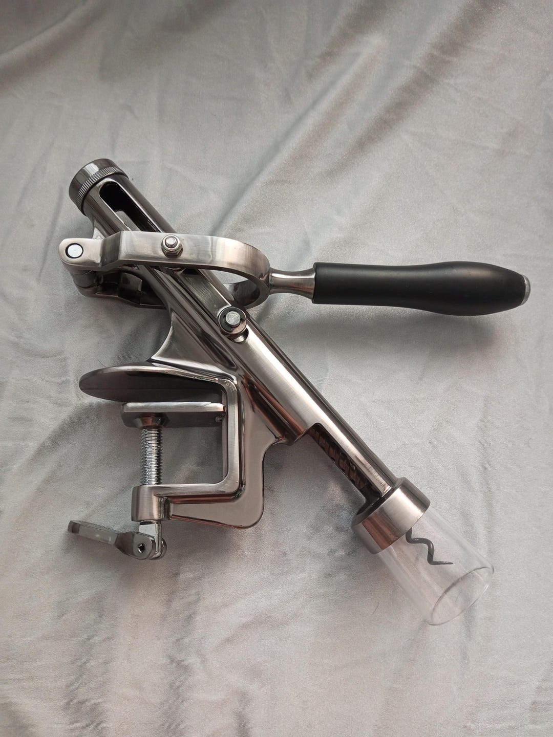 Quick Release Corkscrew. Professional Bar Instrument. Corkscrew With ...