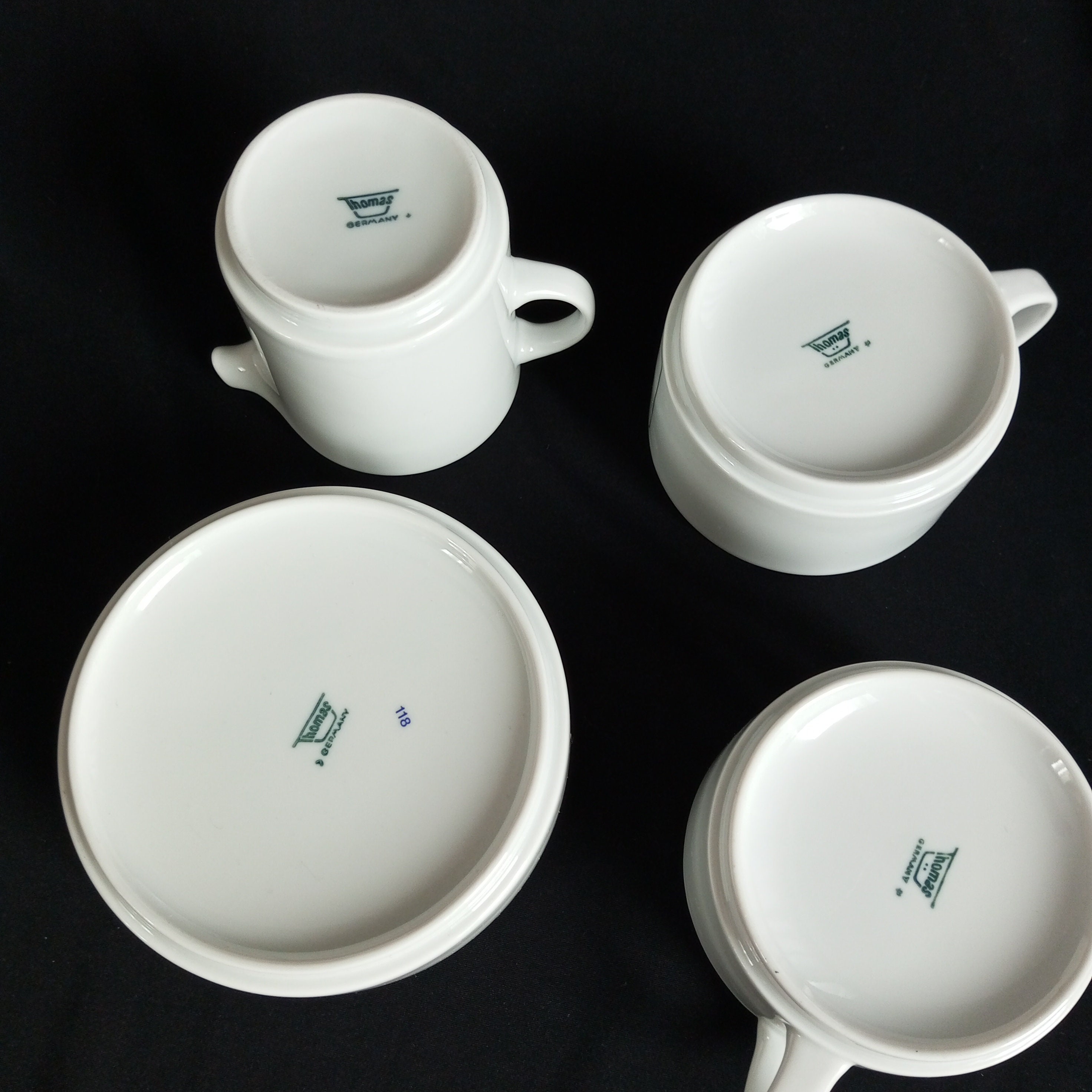 50 Thomas Germany Rosenthal Eclipse Rare Vintage Set 4 Pcsgermany ...