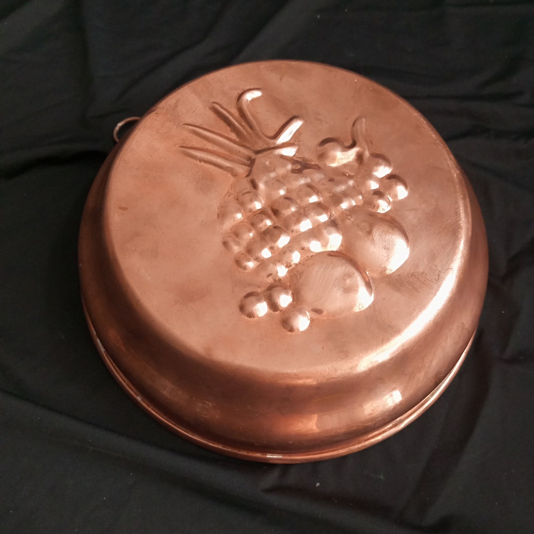 Vintage Swedish Copper Mold Cake Mold,jelly Mold, Copper Cookware ...