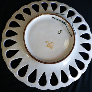 Gorgeous 19th Century Rouen Pottery/handmade/decor.majolica Floral ...