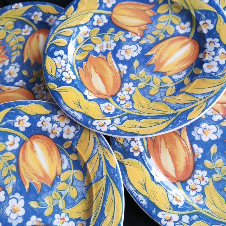 Very Rare Set of 6 Plates/french Faience Ligne Hotesse Bowls Set ...