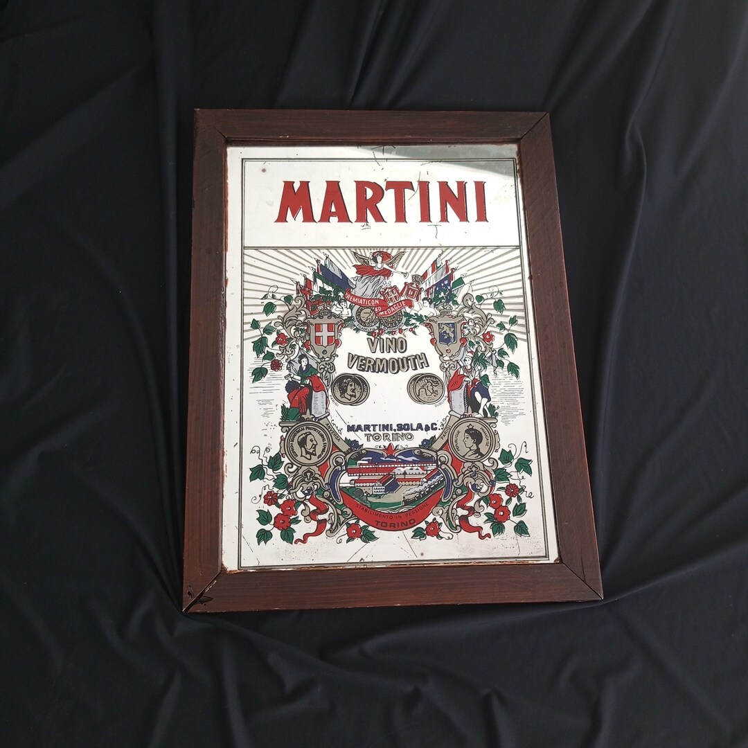 Martini - Collection, Limited Edition, Wall Mirror - Glass, Wood - Etsy