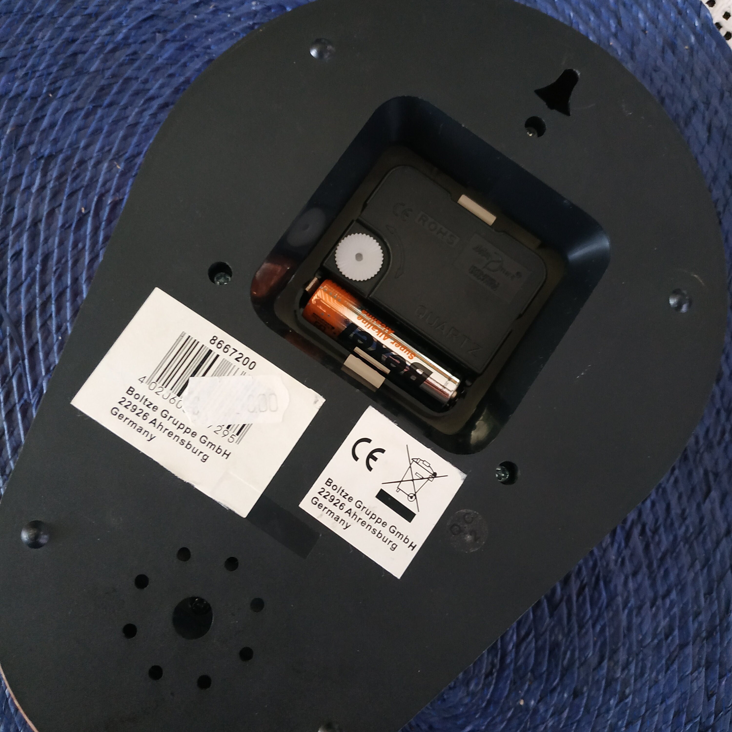 Kitchen Clock /wall Clock /mid Century Retro Wall Clock With - Etsy