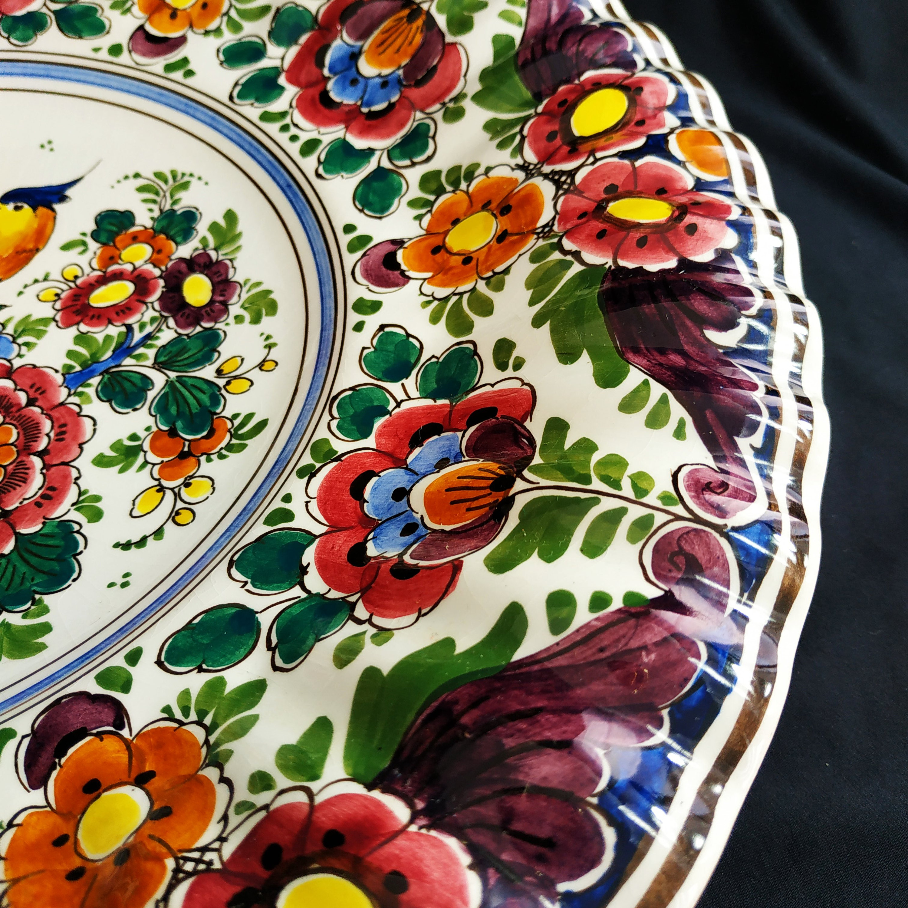 Delft Polychrome Handpainted Large Ceramic.signed Hand Painted ...