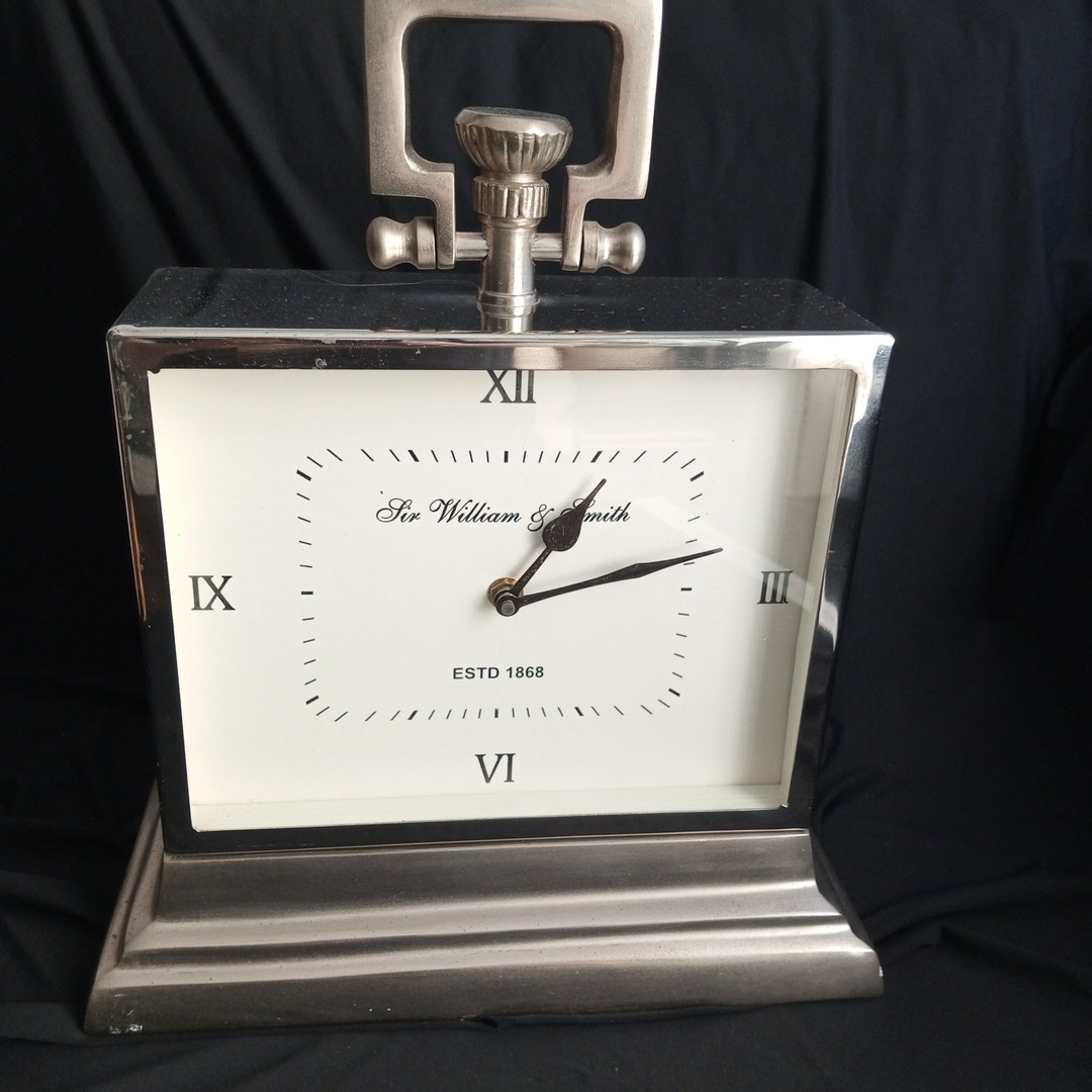 Sir William Smith Table Clock/big Clock/desk Clock/unique Royal Style ...