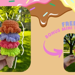 Crochet Fidget Ice Cream PATTERN - Etsy