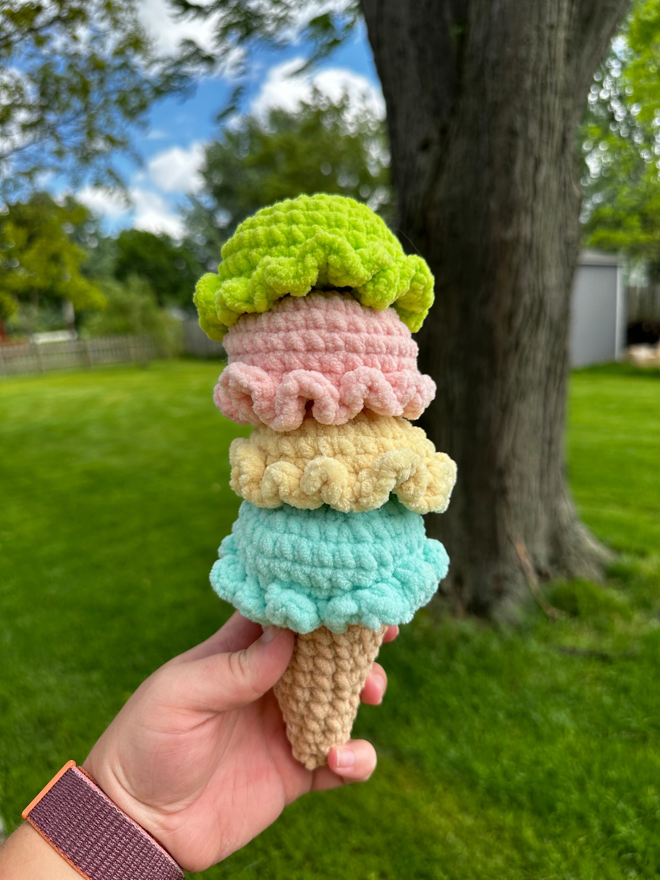 Crochet Fidget Ice Cream PATTERN - Etsy