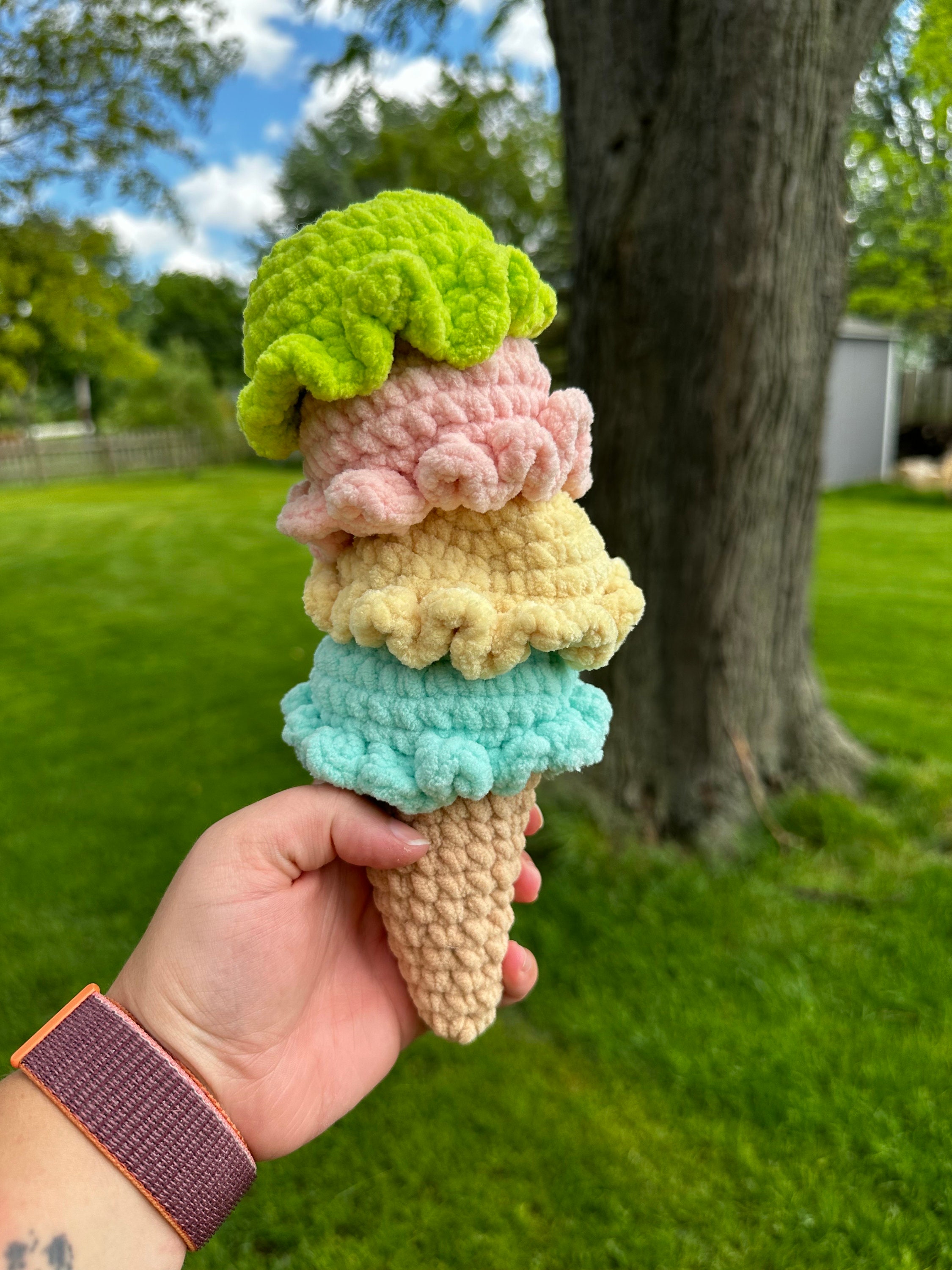 Crochet Fidget Ice Cream PATTERN - Etsy
