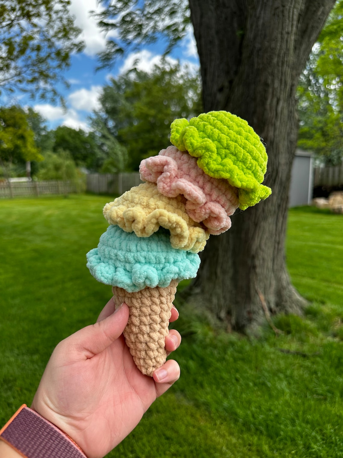 Crochet Fidget Ice Cream PATTERN - Etsy