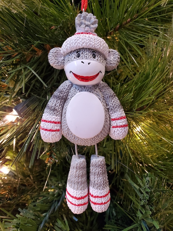 Christmas Tree Sock Monkey