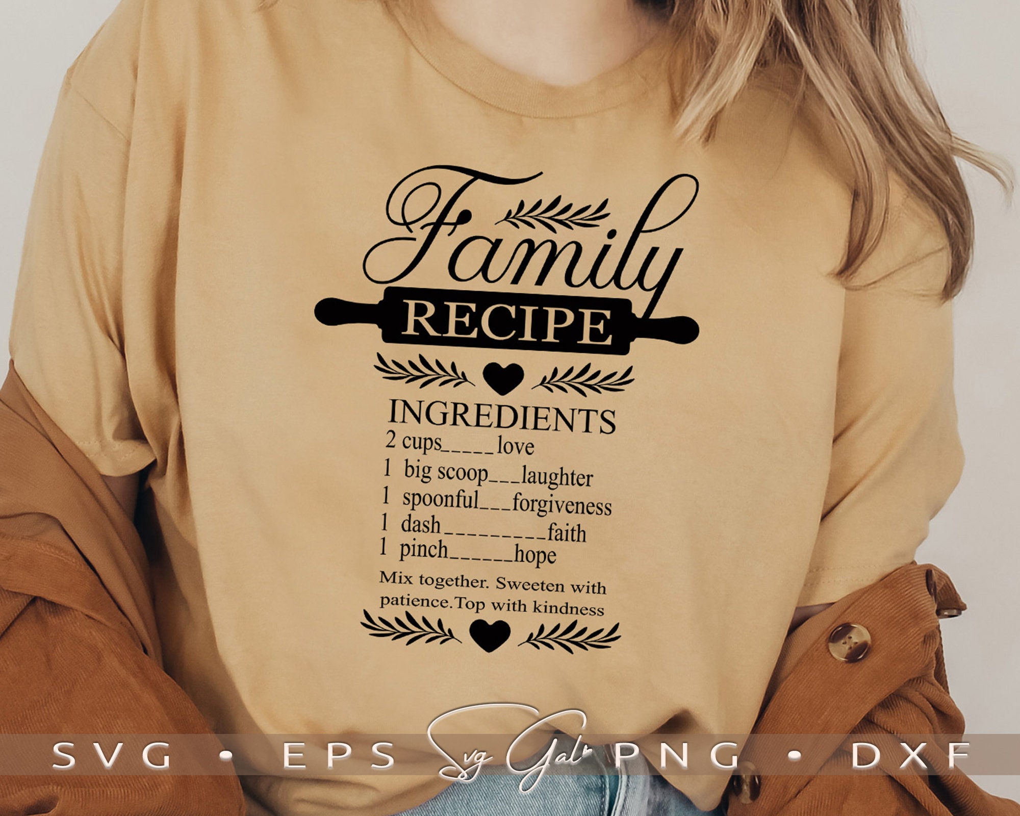 Family Recipe Svg Family Recipe Svg Decal Loving Home Quote - Etsy ...