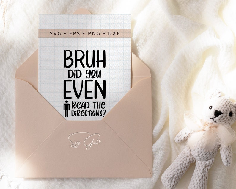 Bruh Did You Even Read the Directions Svg, Funny Math Teacher Life ...