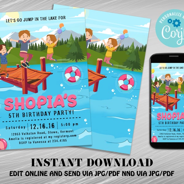 Summer Lake Party - Etsy