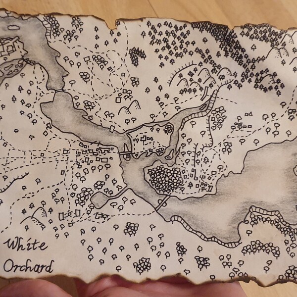 Hand Drawn Map - Etsy UK