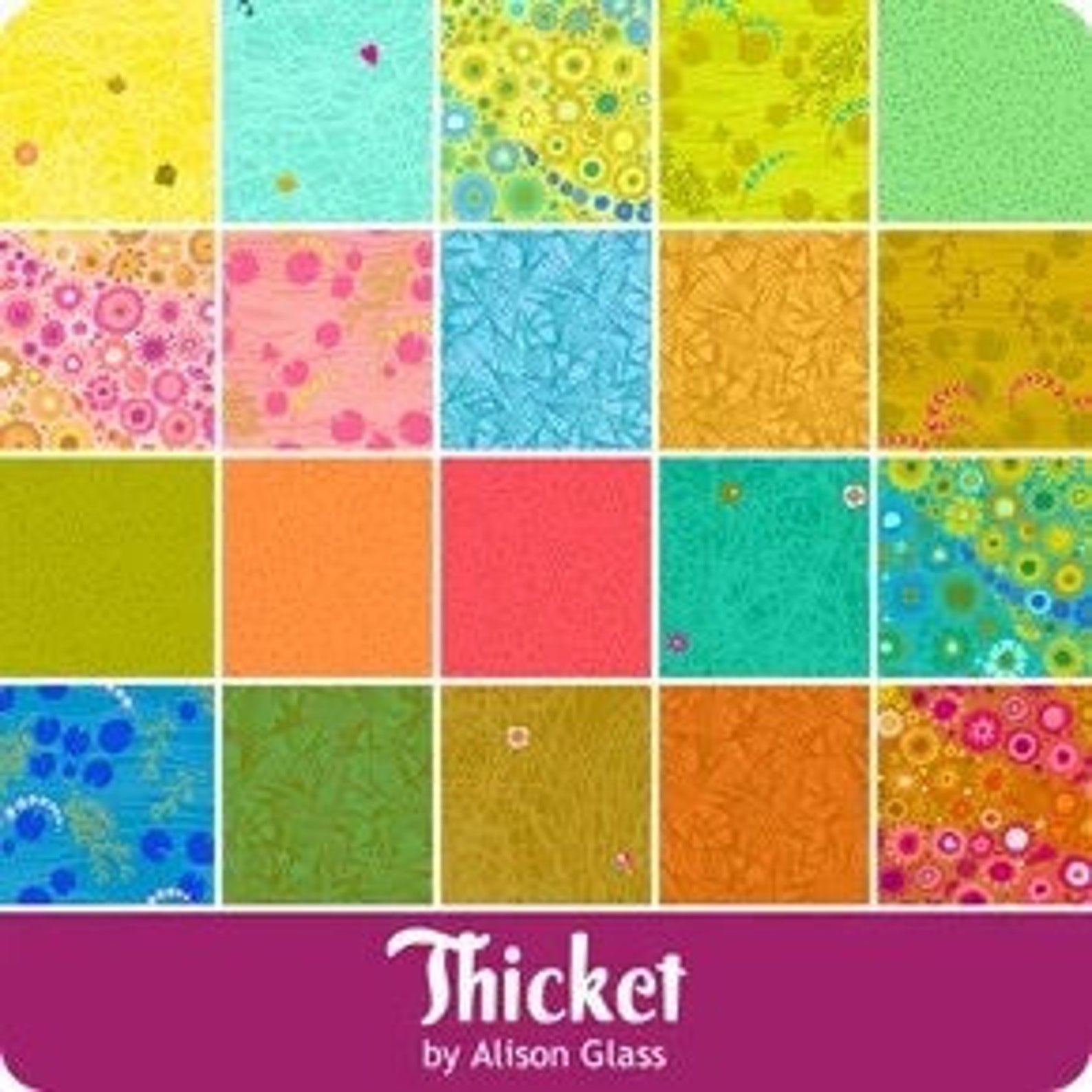 Thicket by Alison Glass Fat Quarter Fabric Bundle 20 Prints - Etsy ...