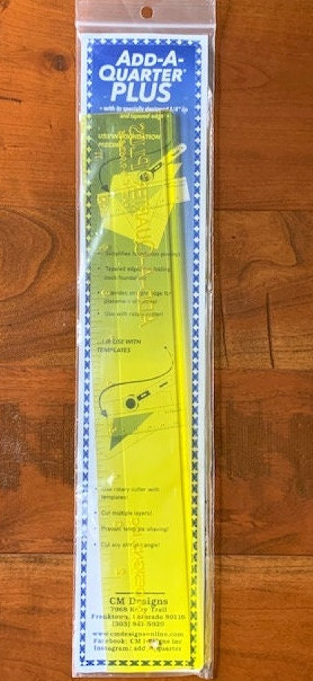 Add A Quarter Plus Ruler | CM Designs 12 Inch CM12PLUS - Etsy