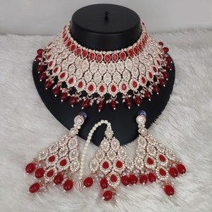 Indian Jewelry Patwa Necklace Set Bollywood Ethnic Necklace Earring ...