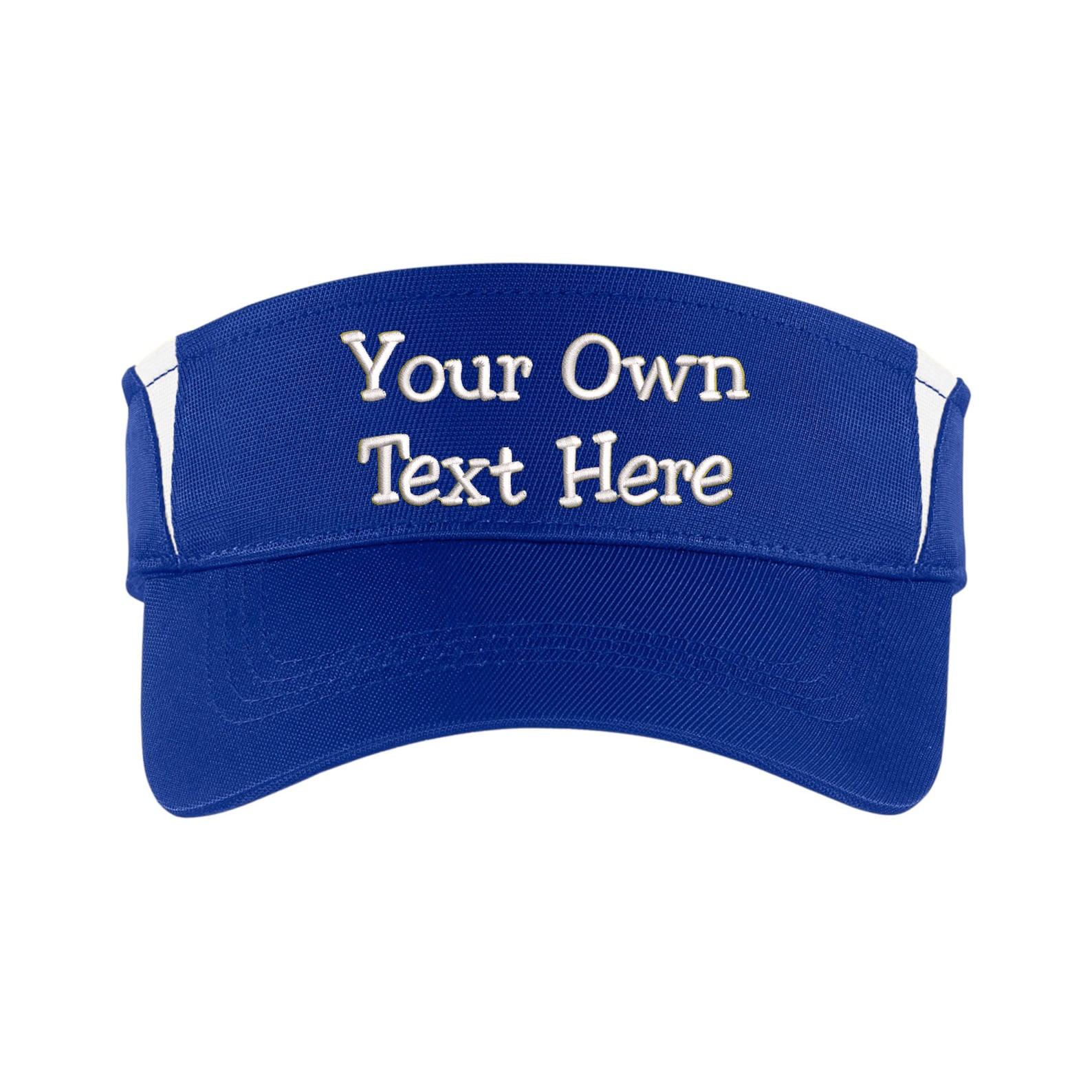 Love Sketches Custom Visor Hat Embroider Your Own Text Customized ...