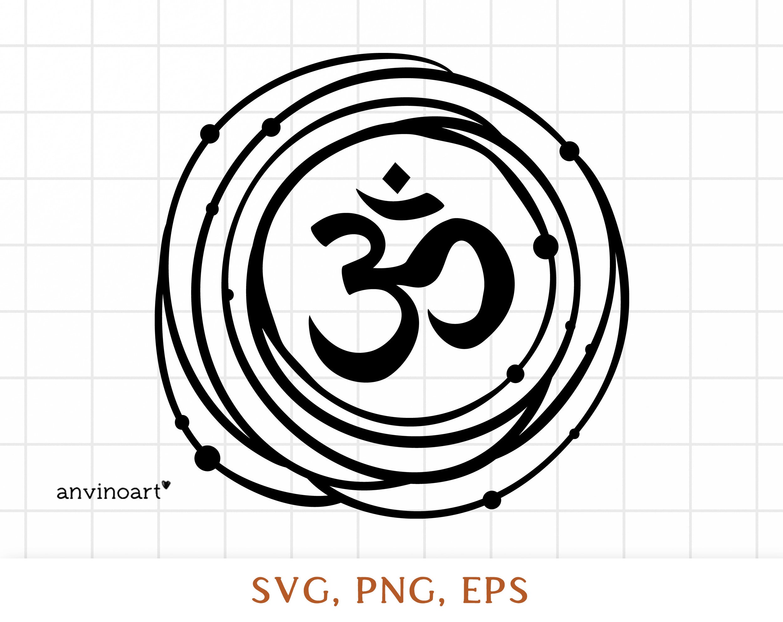 Om svg Yoga svg om symbol png meditation svg esoteric svg | Etsy