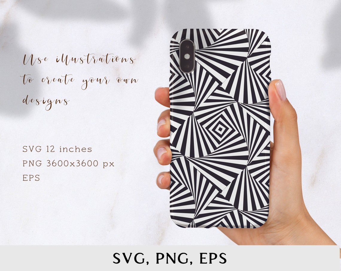 Optical Illusion SVG Set Stencil Sphere Illusion SVG Pattern - Etsy