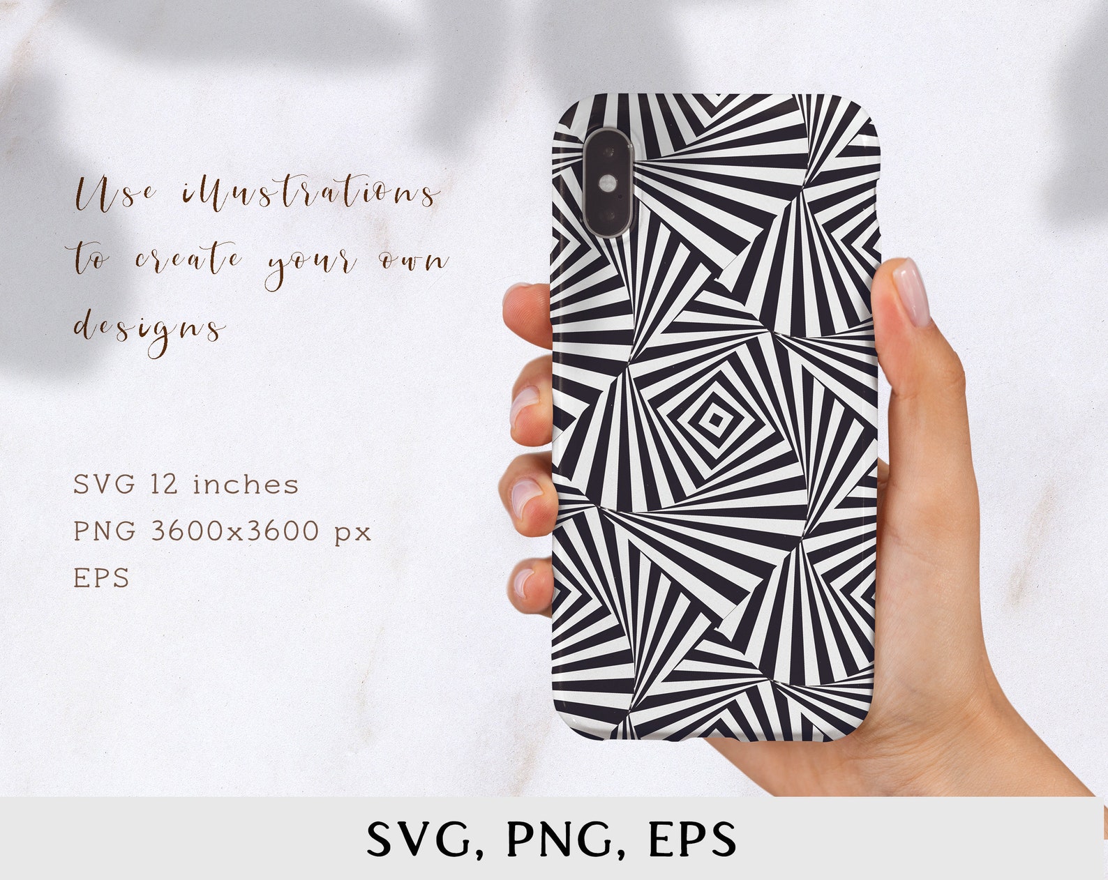 Optical Illusion SVG Set Stencil Sphere Illusion SVG Pattern - Etsy
