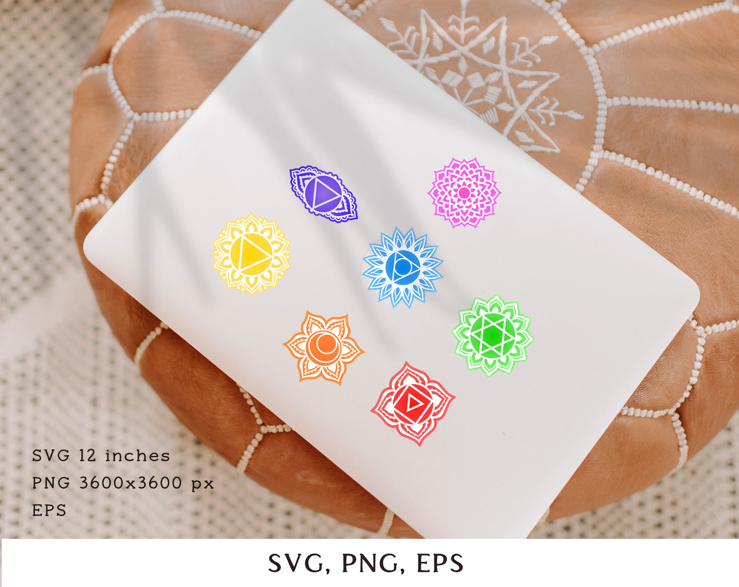 Chakra Svg, Chakra Clipart, Yoga Svg,chakra Vector, Meditation Namaste ...