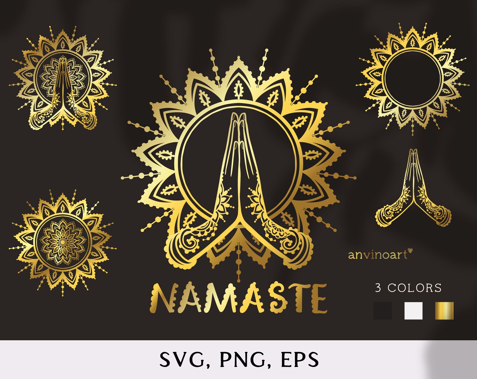 Yoga Svg Namaste Namaste Svg Yoga Clipart Meditation - Etsy