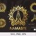 Yoga Svg Namaste Namaste Svg Yoga Clipart Meditation | Etsy