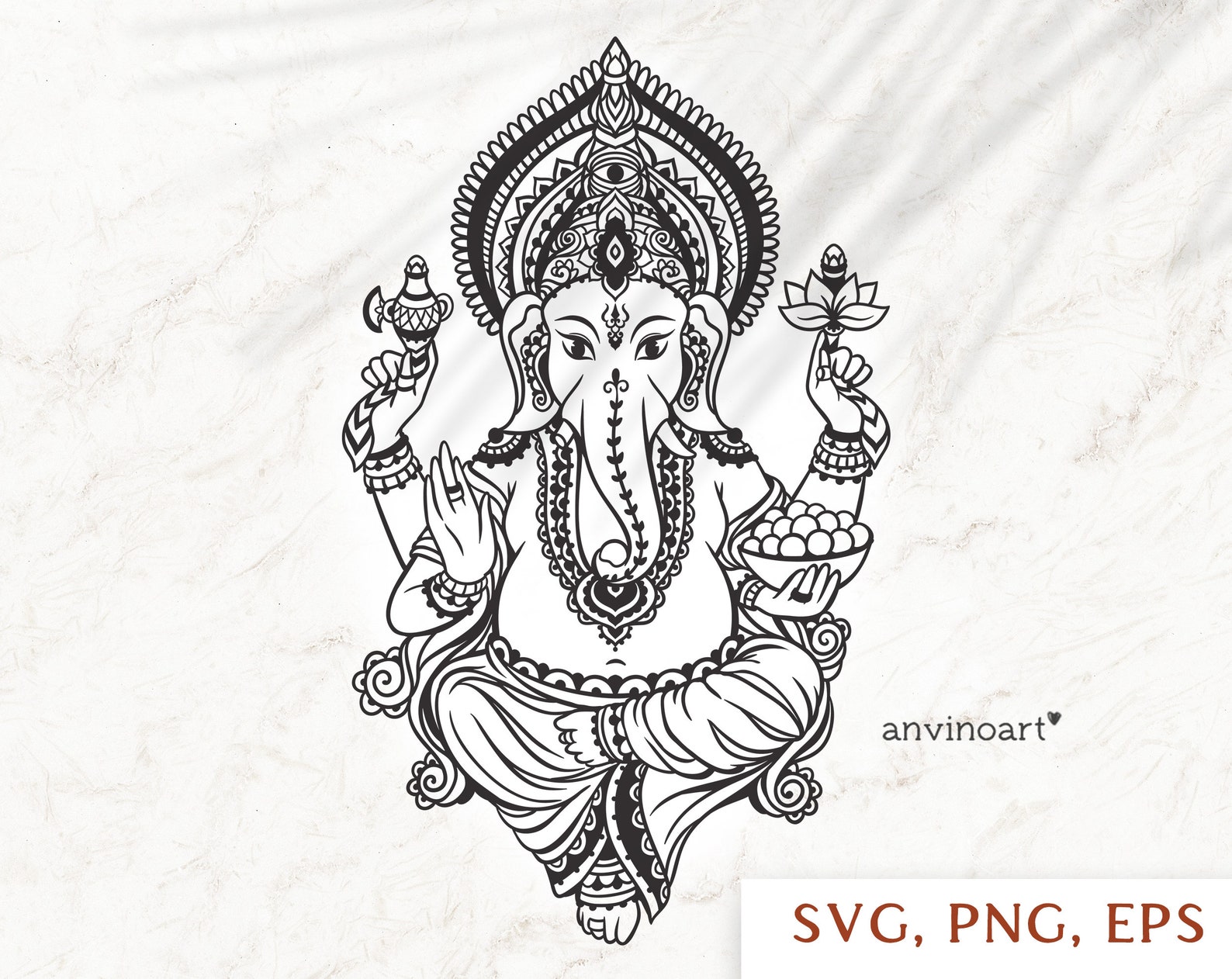 Ganesh Svg Lord Ganesha Ganesha Svg Digital Cut Files for - Etsy