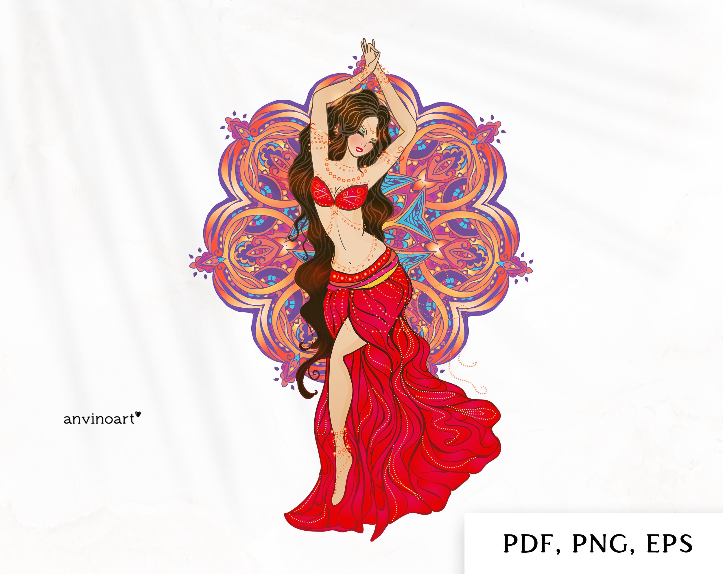 Belly Dancing Drawing