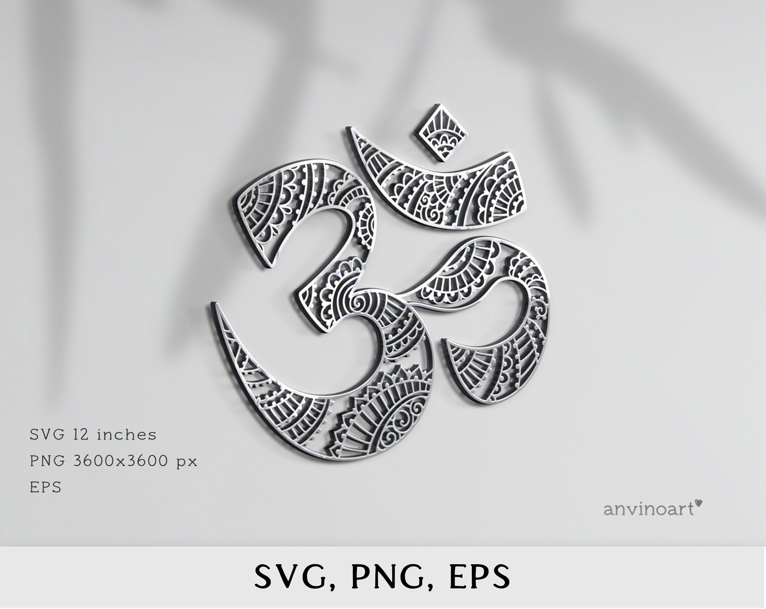 Om Om svg Om Symbol SVG meditation svg Yoga svg zen | Etsy