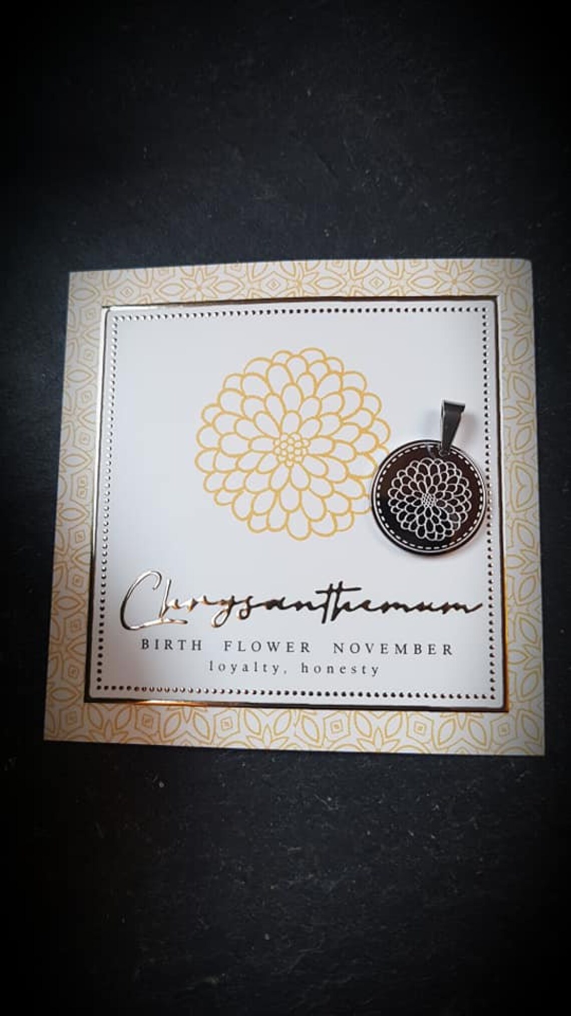 Birthday chain birthday birthday birthday flower year necklace | Etsy