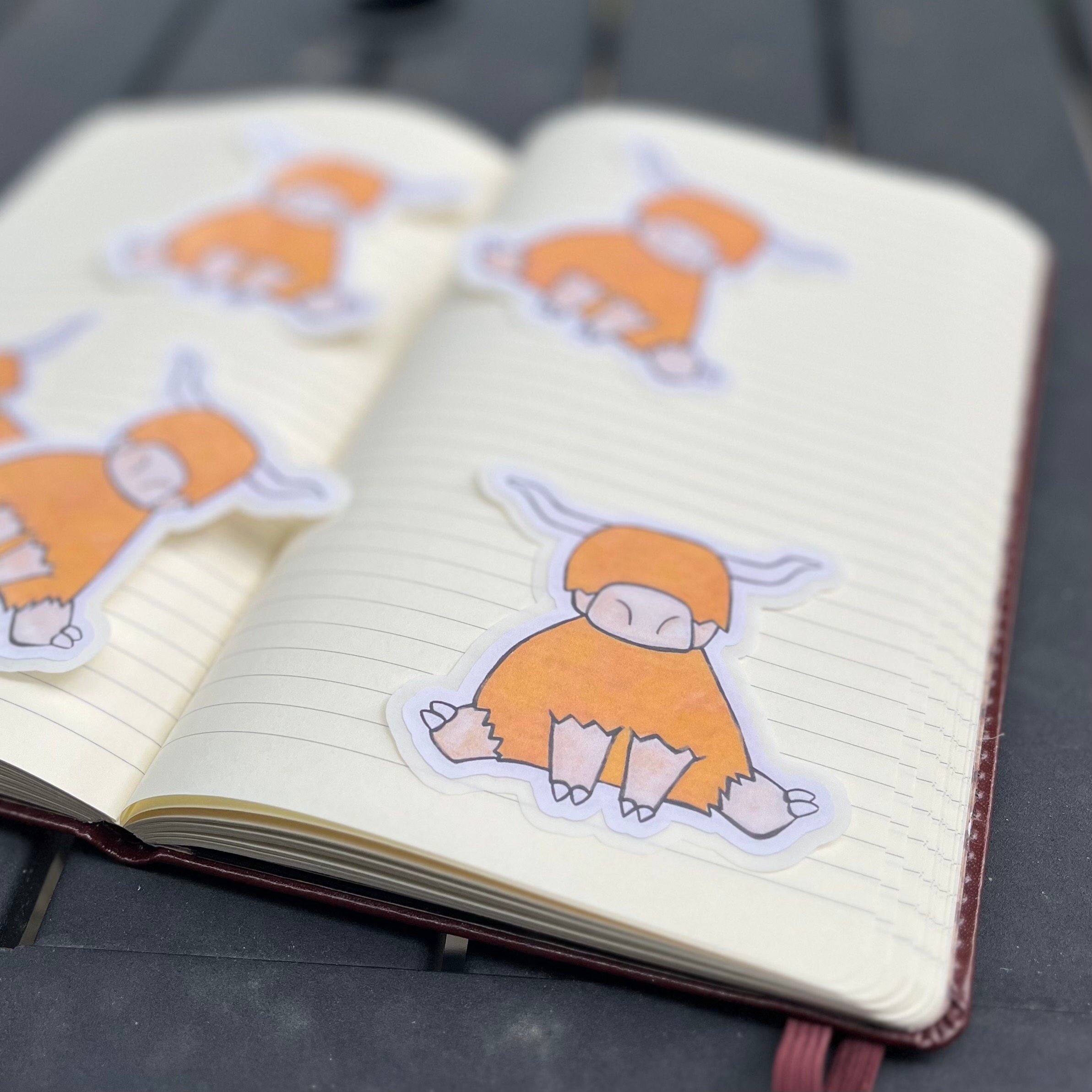 Yak Sticker Thesleepyyak Logo Sticker Support Small Etsy Canada