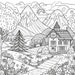 PRINTABLE 20 Adorable House and Landscape Coloring Pages - Kids and ...