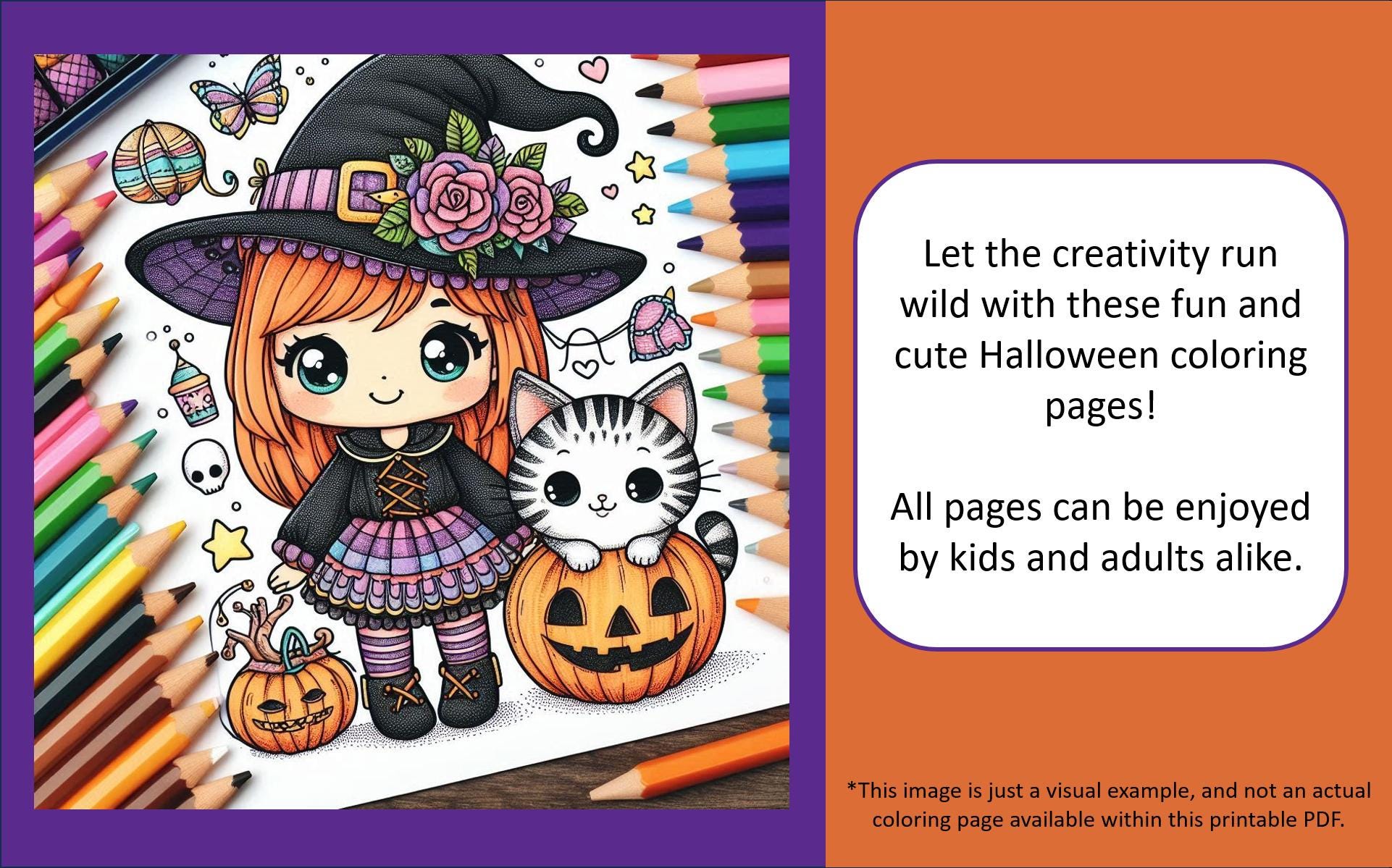 Cute and Spooky Halloween Coloring Pages for Kids and Adults - 20 ...
