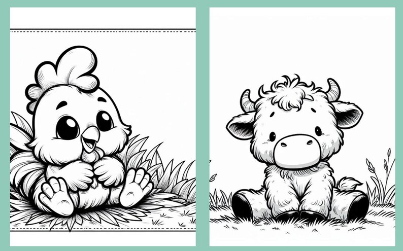 60 Cute and Cuddly Animal Coloring Pages - Kids and Adults Coloring ...