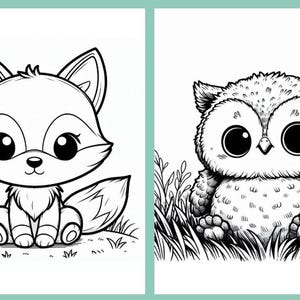 60 Cute and Cuddly Animal Coloring Pages - Kids and Adults Coloring ...