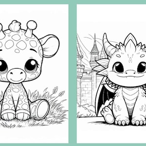 60 Cute and Cuddly Animal Coloring Pages - Kids and Adults Coloring ...