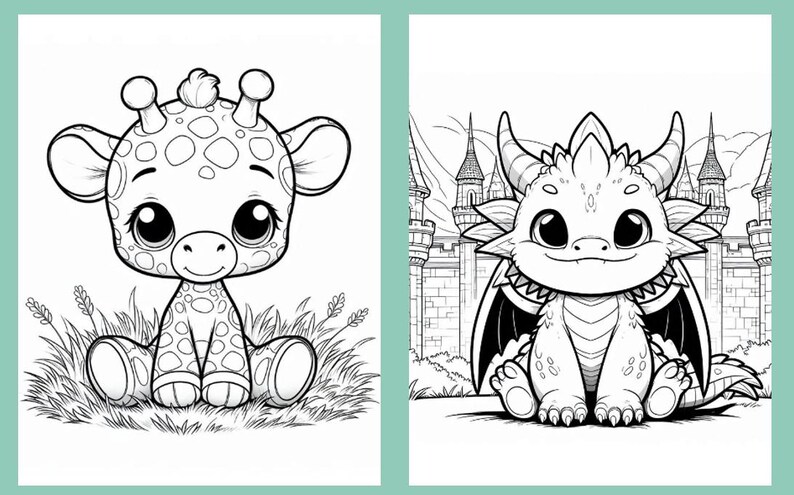 60 Cute and Cuddly Animal Coloring Pages - Kids and Adults Coloring ...