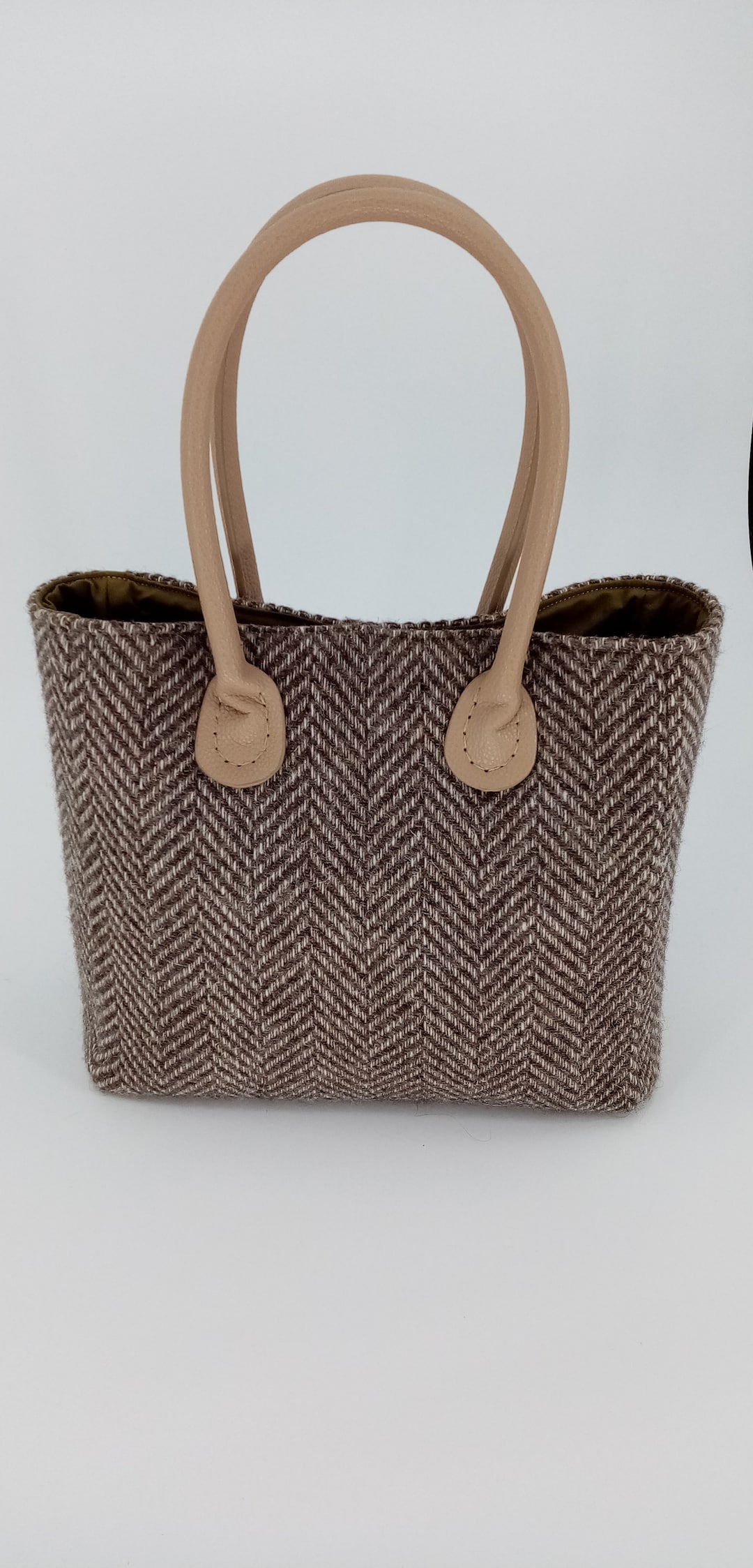 Limited Edition Herringbone Tweed Tote Bag - Etsy