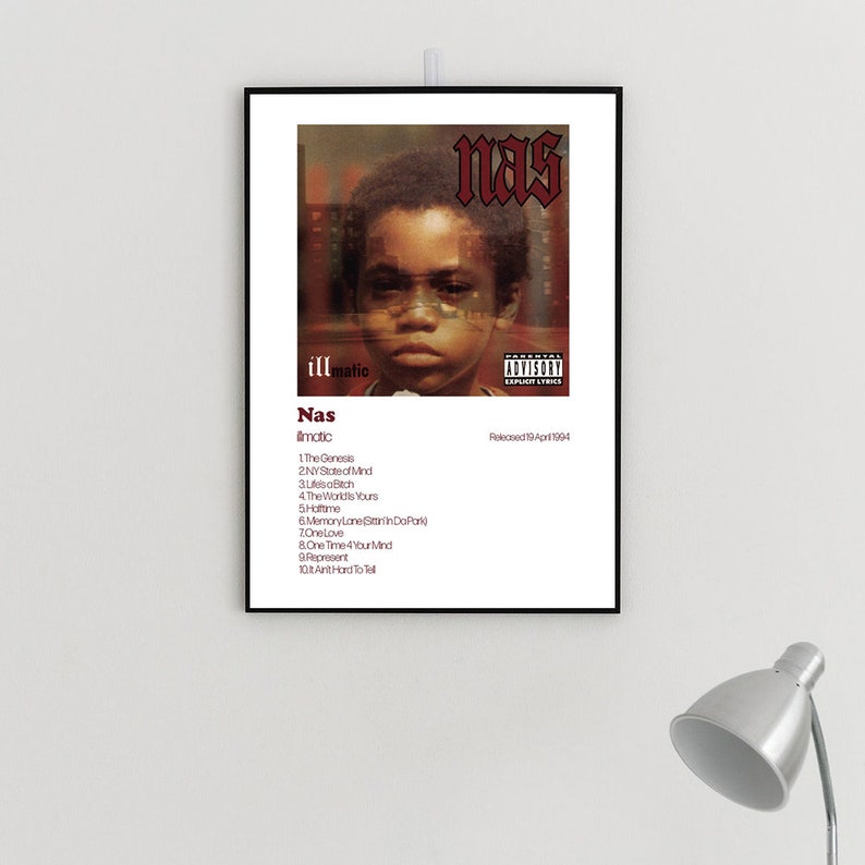 Nas Illmatic Album A3 Print - Digital Download - Etsy