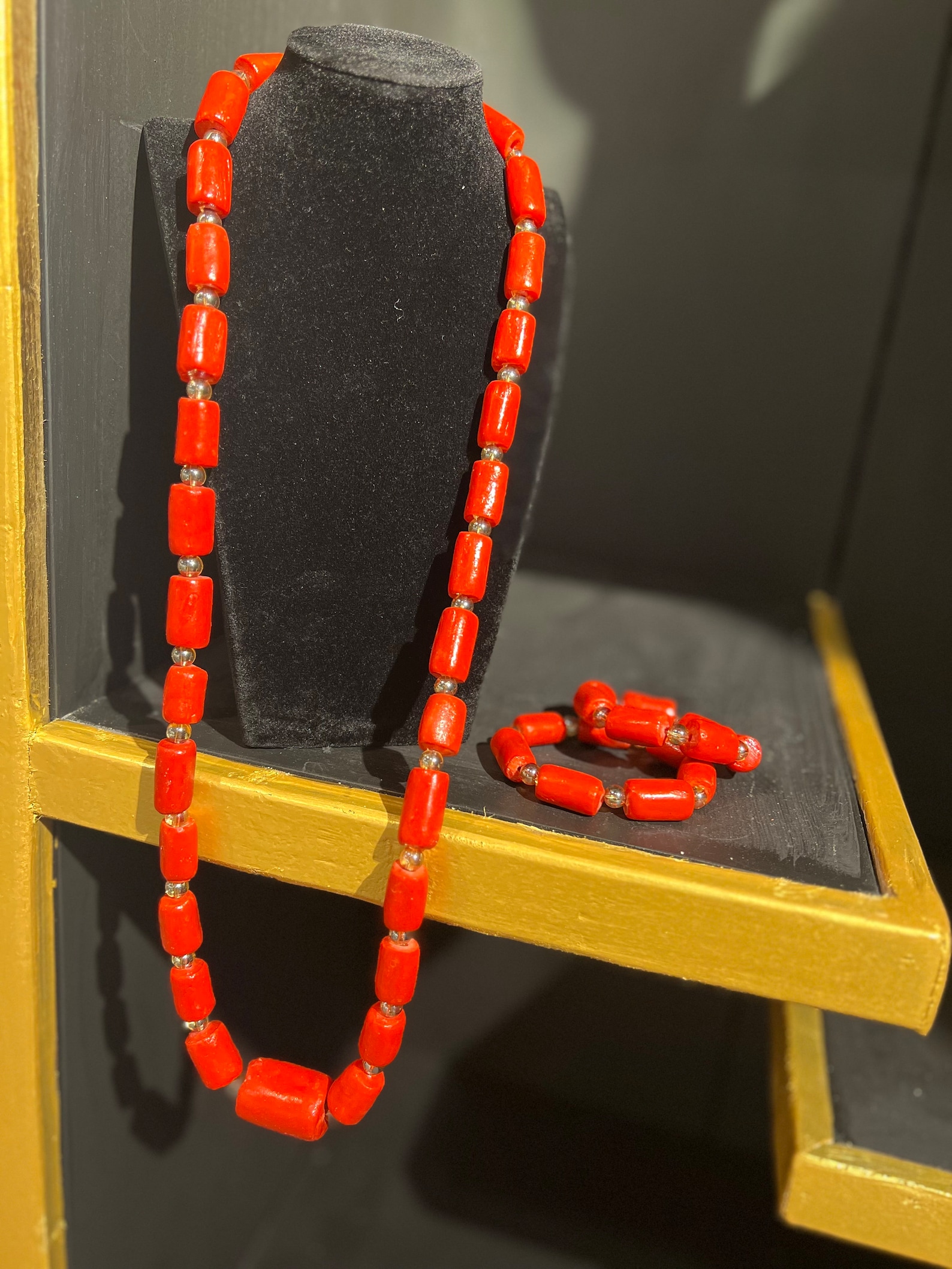 Bamboo Coral Benin Nigerian Beads | Wedding, Naming Ceremony, Birthday ...