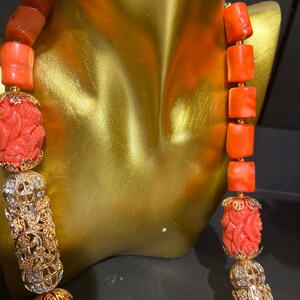 Authentic Coral Benin Nigerian Bridal Beads | Wedding, Naming Ceremony ...