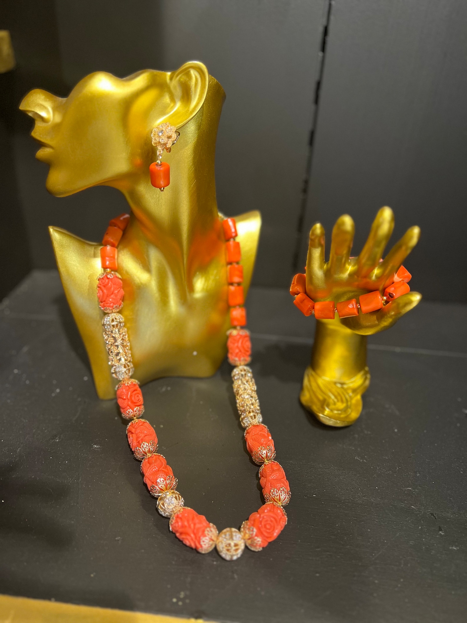 Authentic Coral Benin Nigerian Bridal Beads | Wedding, Naming Ceremony ...