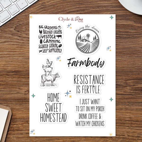Homestead Stickers - Etsy