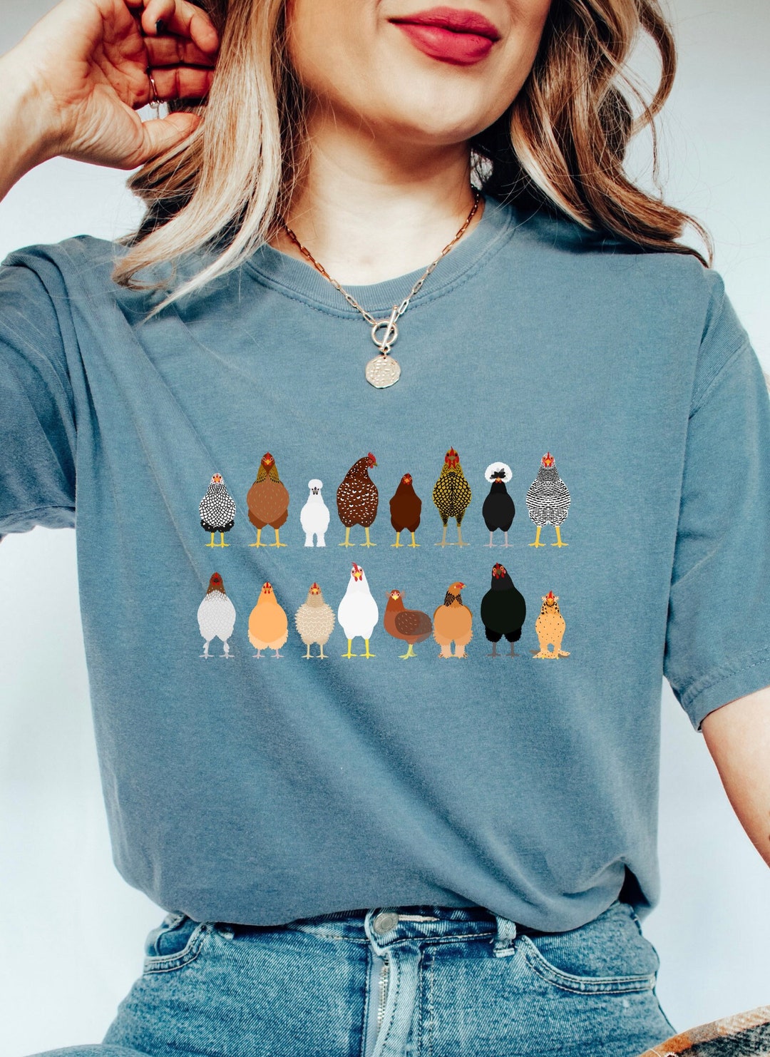 Chicken Breeds Chicken Shirt Chicken Gifts Farmer Chicken Gifts Crazy ...