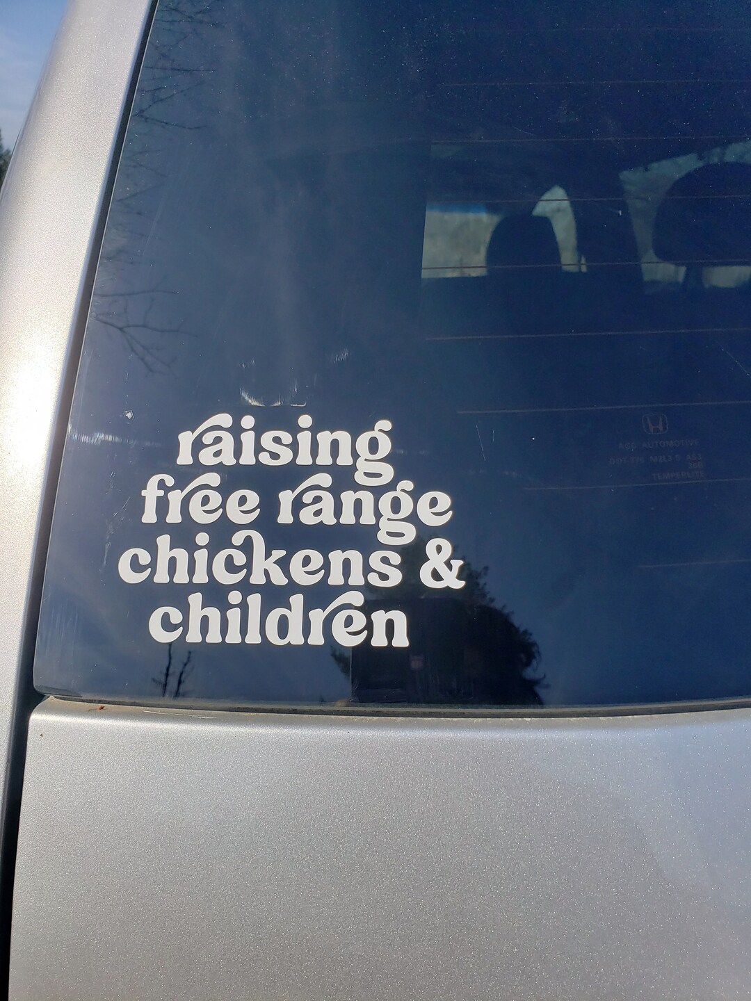 Funny Chicken Car Decal Sticker Vinyl Decal Peel and Stick Decal ...