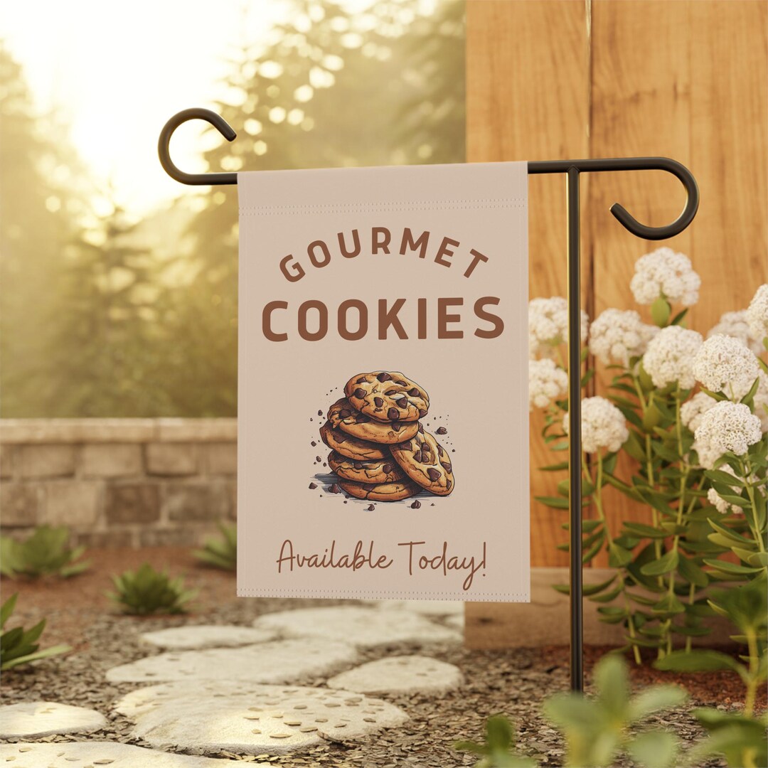 Cookies for Sale Sign Bakery Grocery Flag Farmers Market Homestead Sign ...