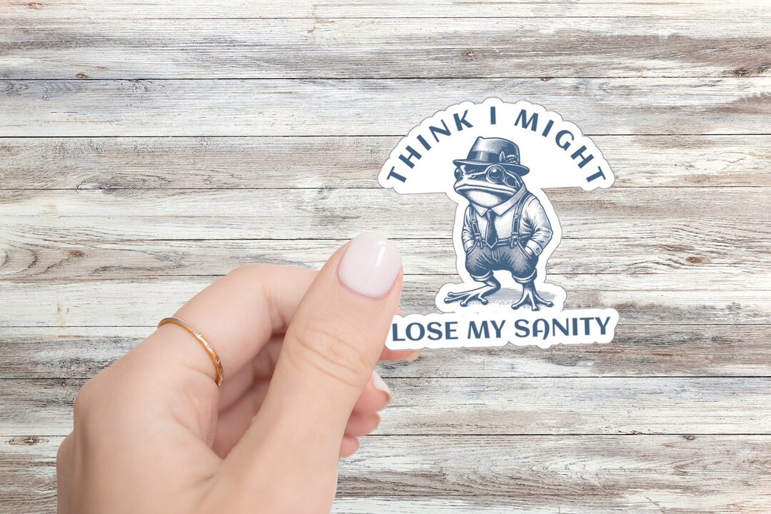 Funny Frog Sticker Funny Stickers Frog Stickers Meme Sticker Frog Gifts ...